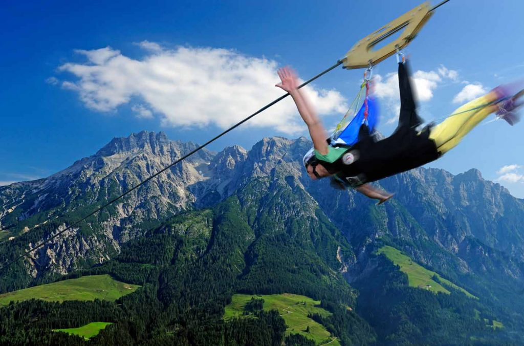 5 Ziplines in Deutschland & Österreich – Jochen Schweizer